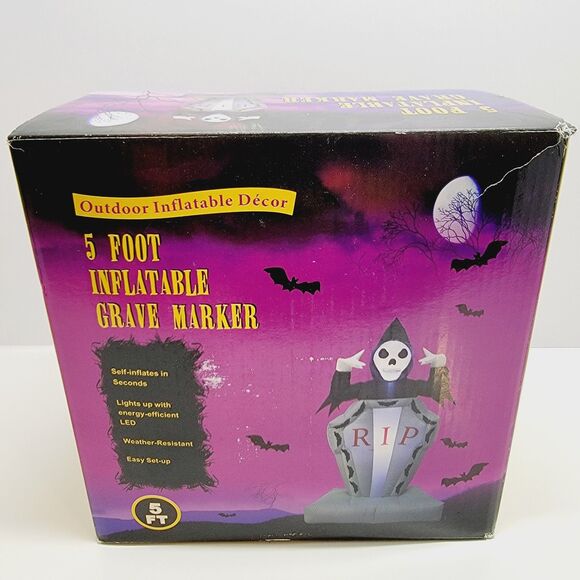 Gemmy | Holiday | Gemmy Rip Grave Marker Airblown Inflatable 5th Tall ...